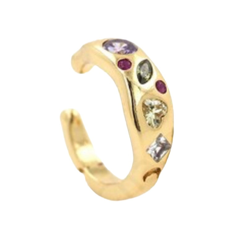 Gold gemstone Ear Cuff – Bella Christie Jewellery