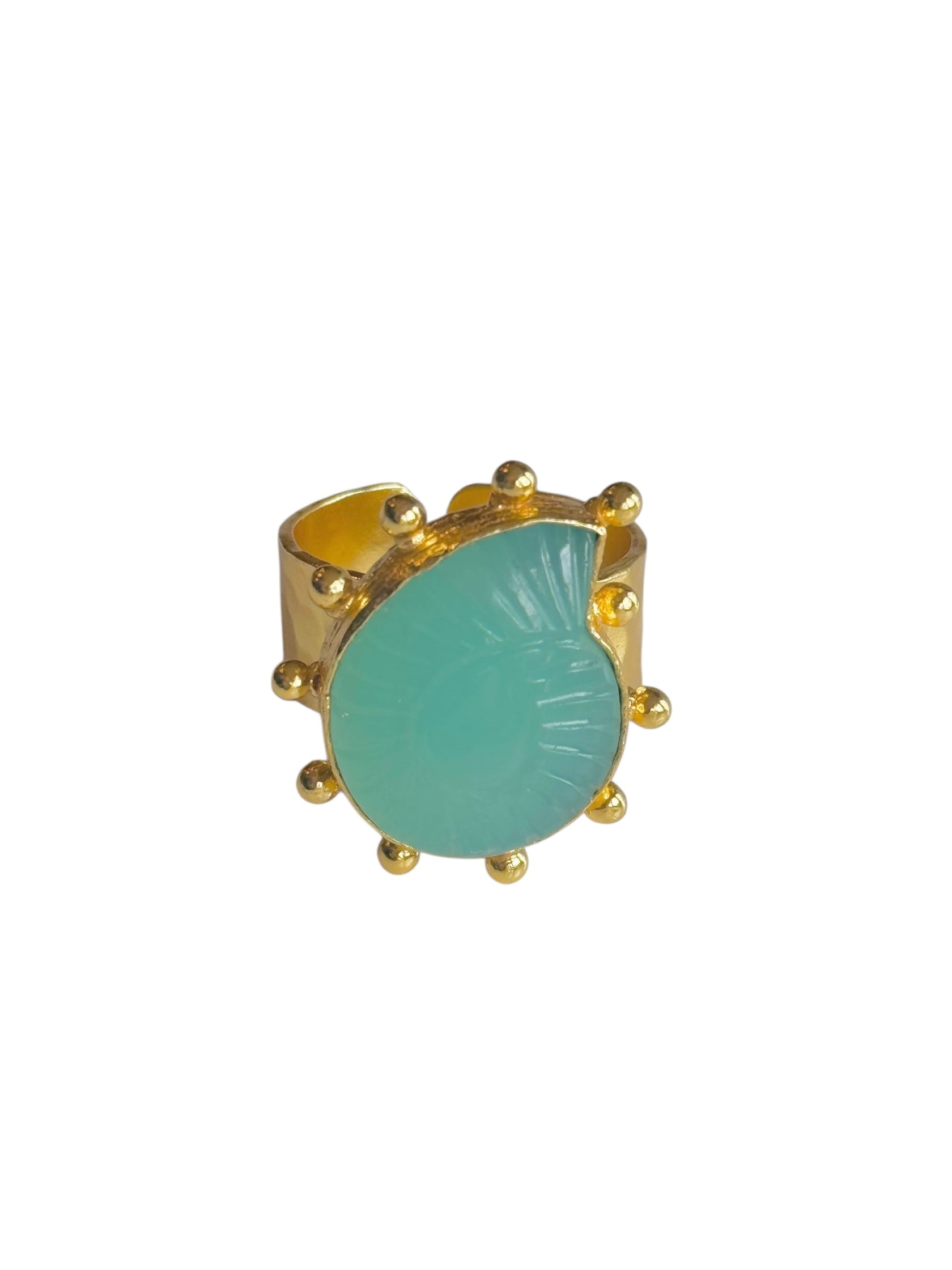 Cirena Ring In Aqua – Bella Christie Jewellery